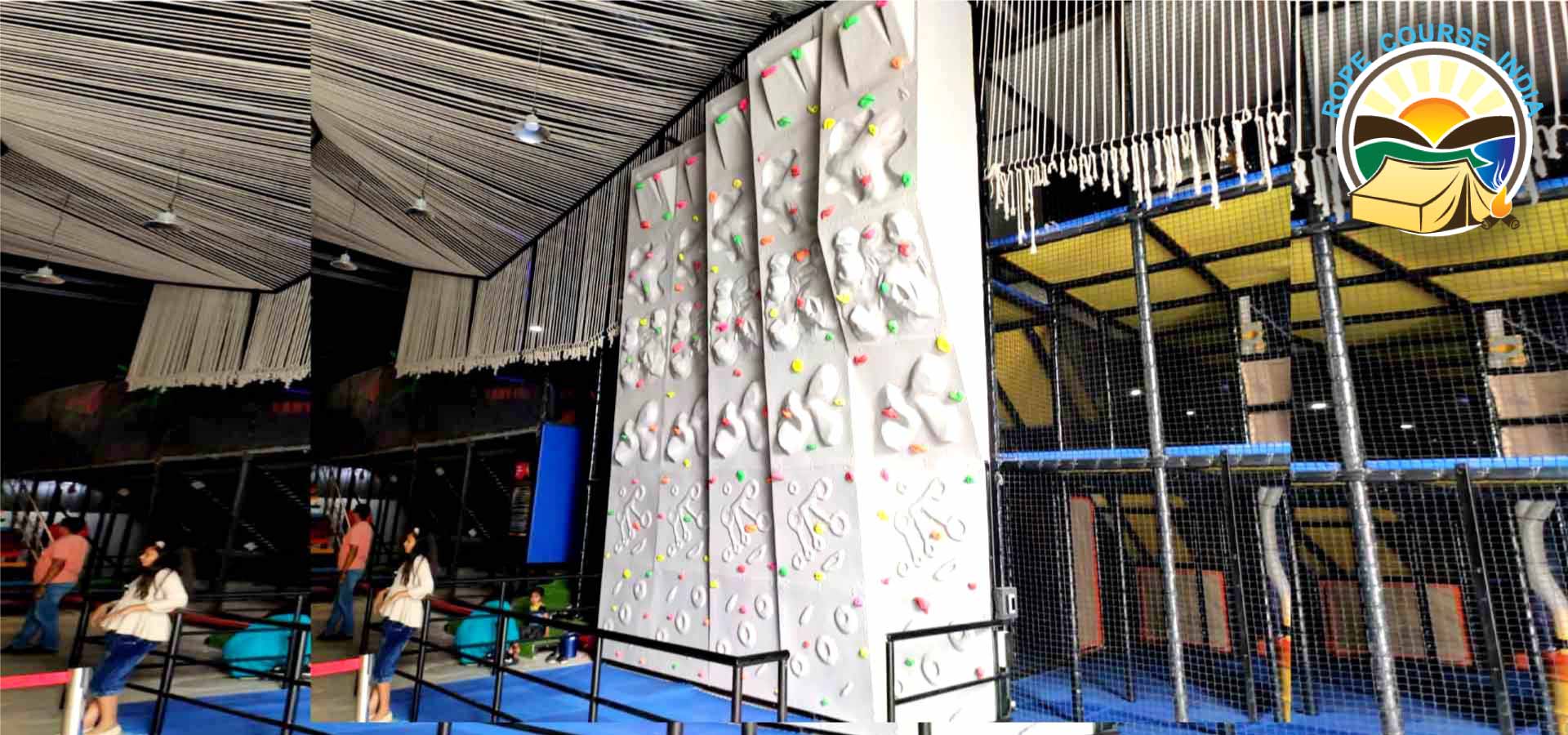Rock Climbing Wall and Other Activities Rebounce Surat